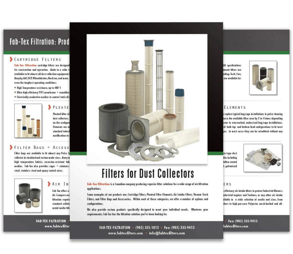Download Brochures or Articles - Fab-Tex Filtration